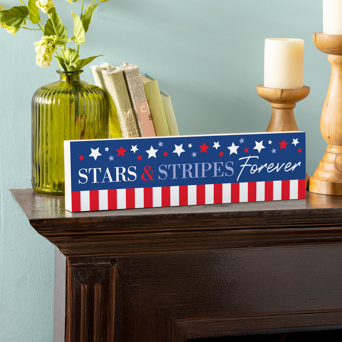 Americana Mantle Signs (18"x5" ) – Plow & Hearth