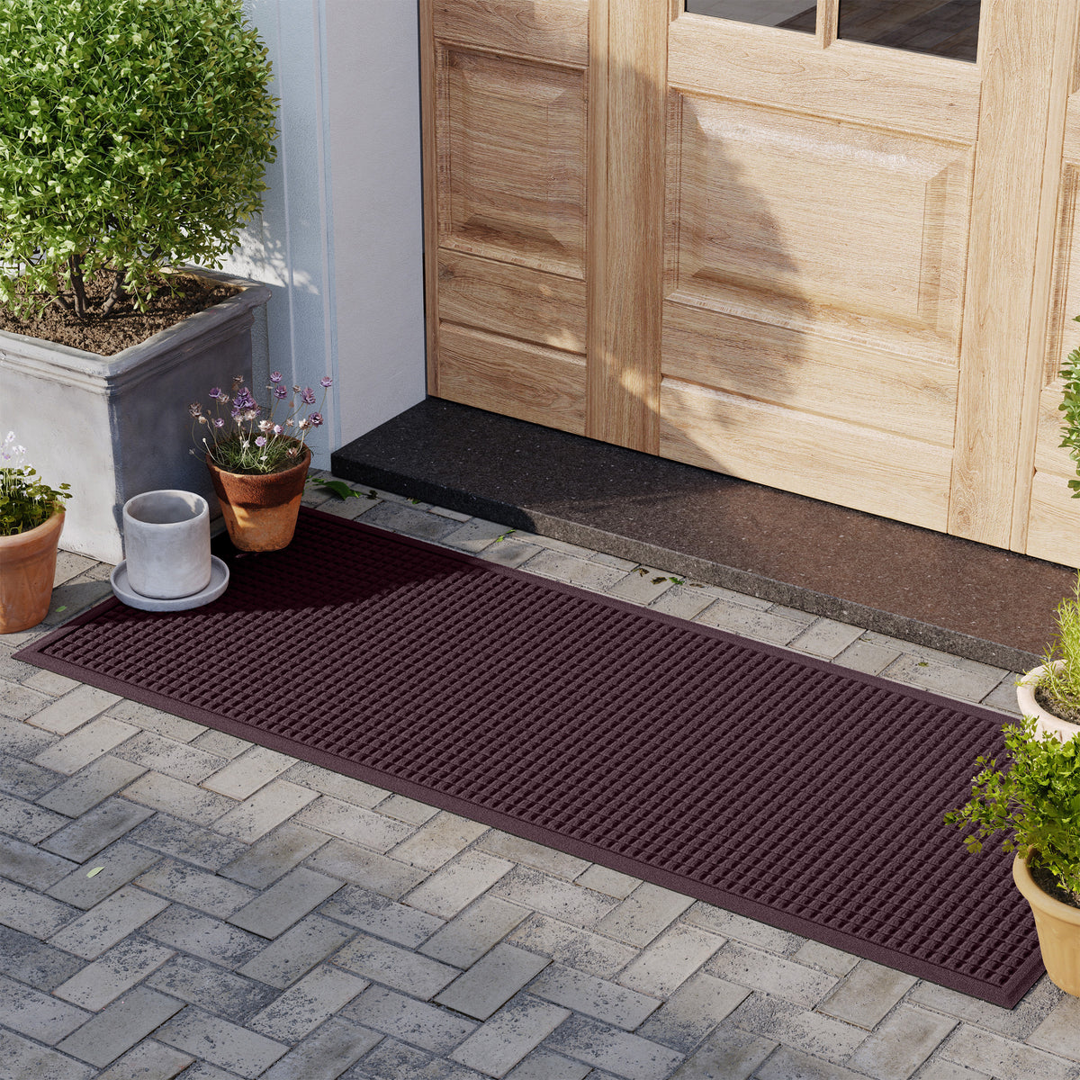 Waterhog Indoor/Outdoor Cubes Doormat, 3' x 7' – Plow & Hearth