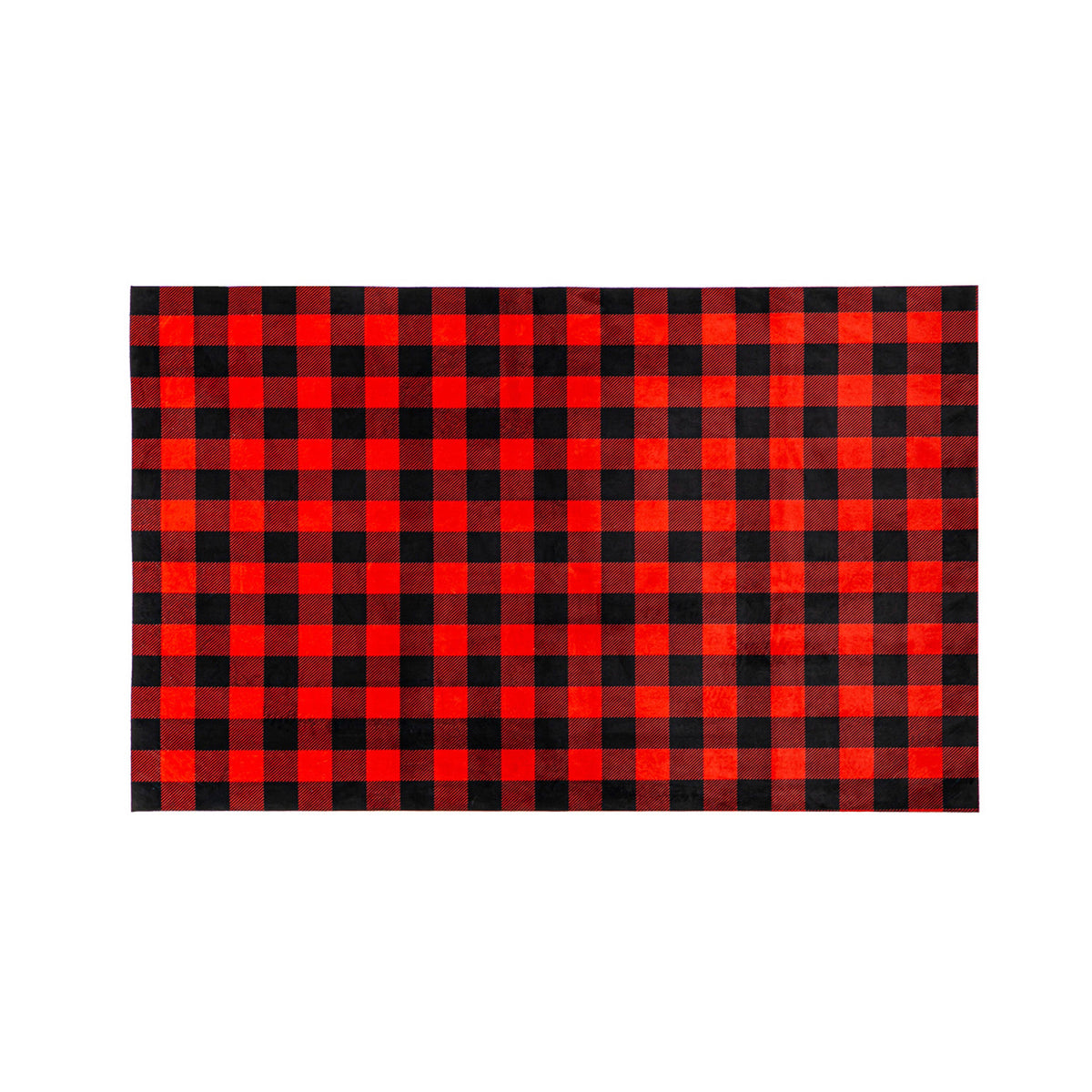Red and Black Buffalo Check Layering Mat – Plow & Hearth