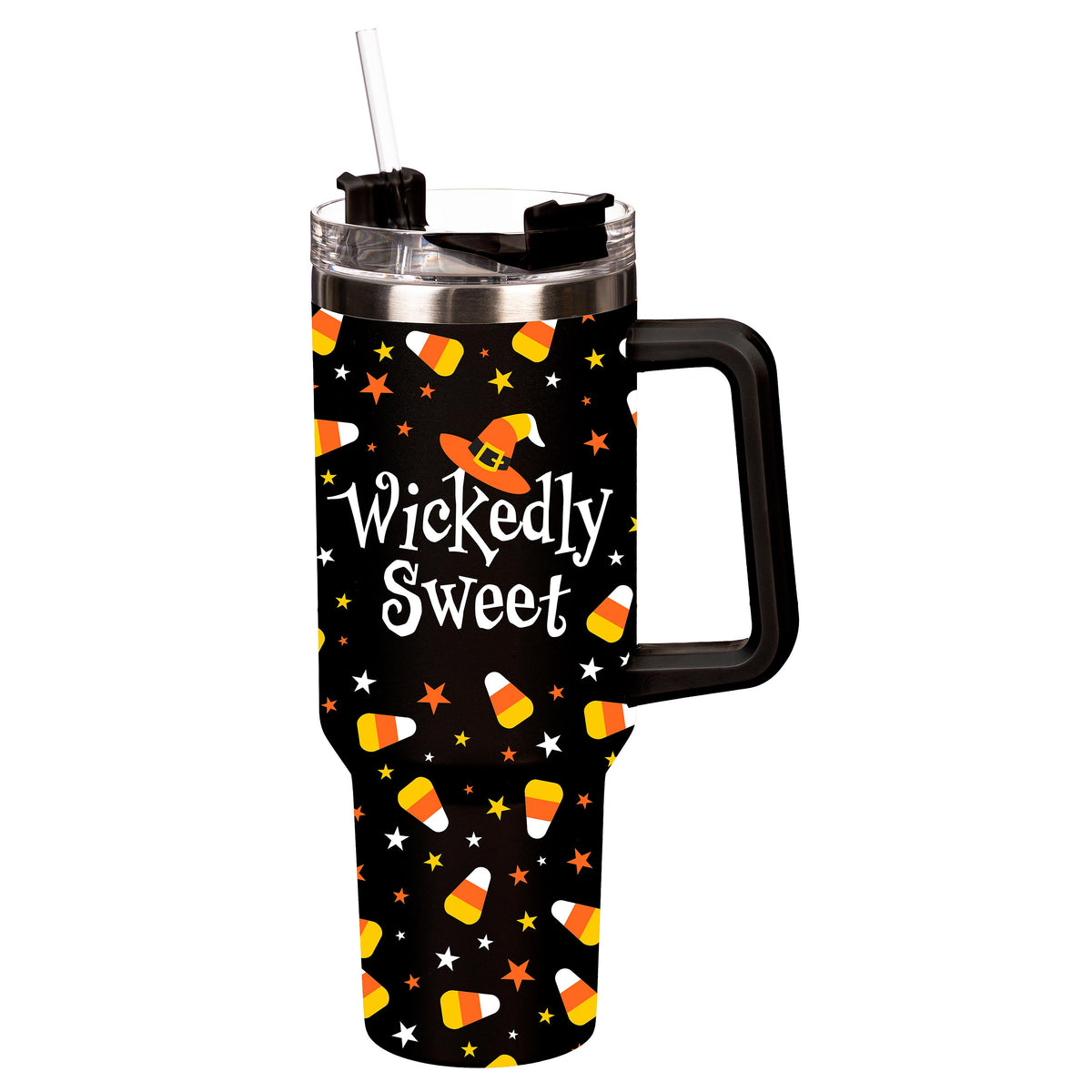 Wickedly Sweet Trenta Cup, Double Wall Stainless Steel w/ Straw, 30oz ...