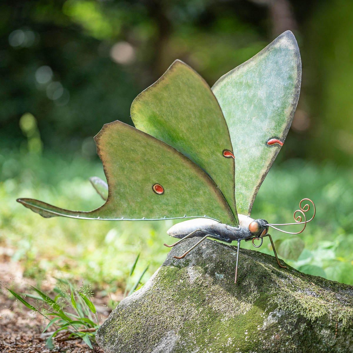 Metal Luna Moth Statue – Plow & Hearth