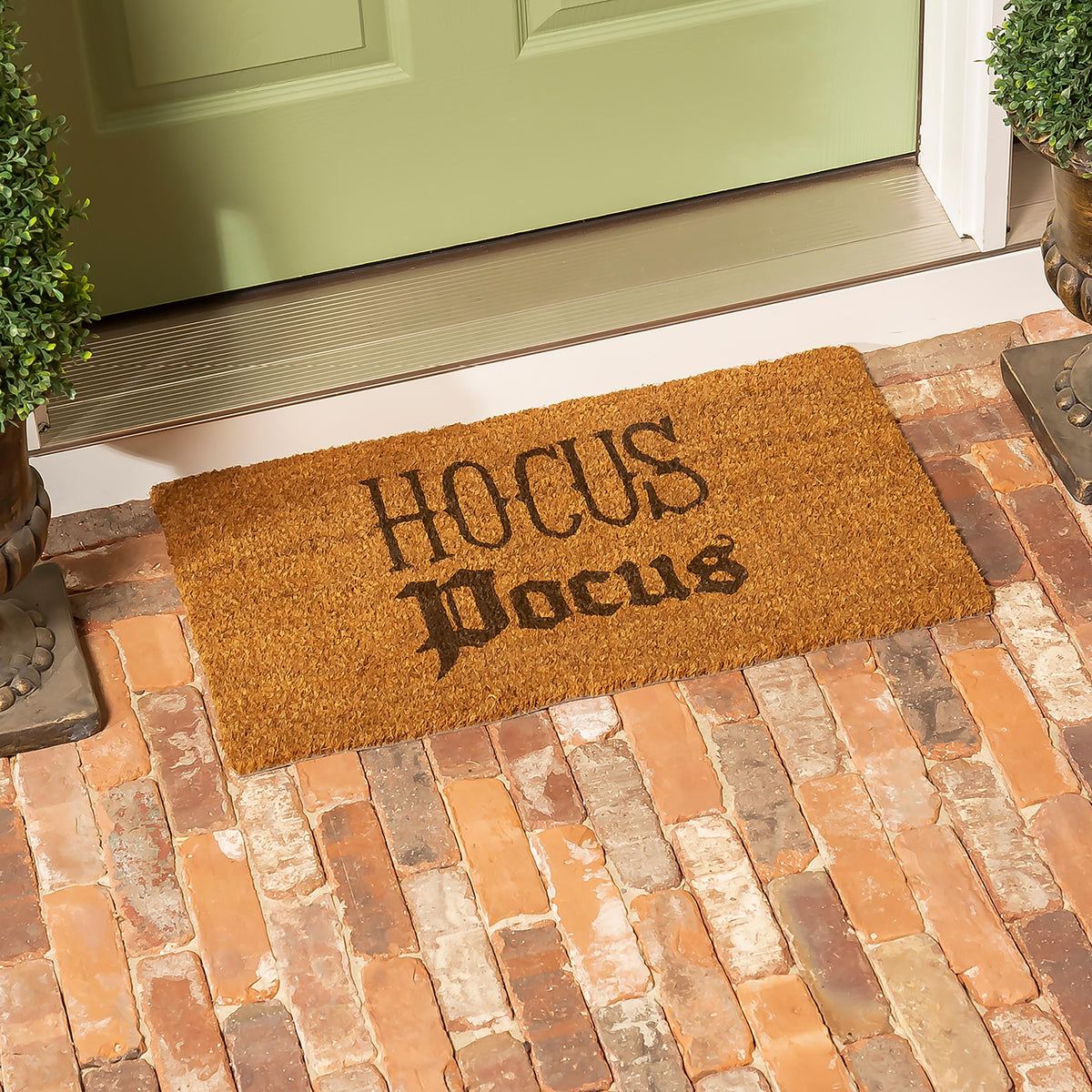 Halloween Greeting Coir Mat, Hocus Pocus – Plow & Hearth