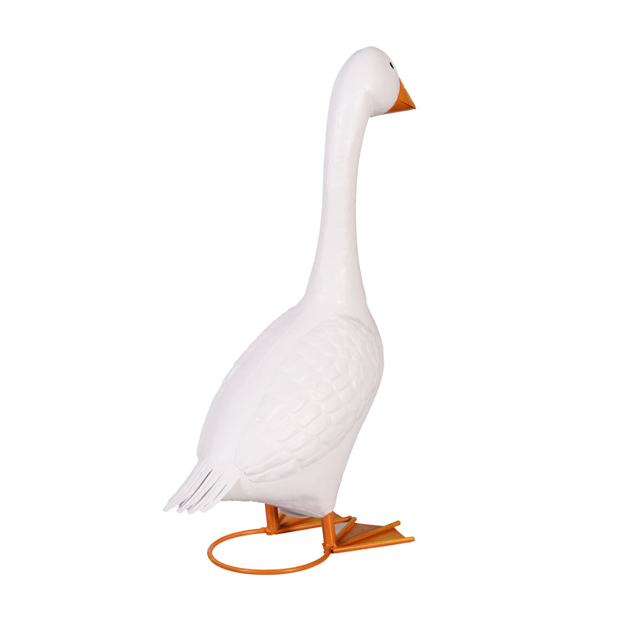 Metal Porch Goose Statue, 21"H – Plow & Hearth