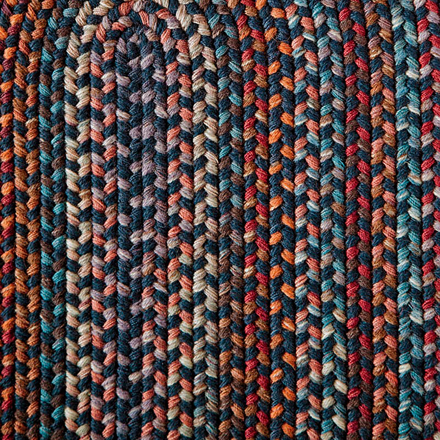 Blue Ridge Wool Braided Rug, 3' x 5' | Plow & Hearth