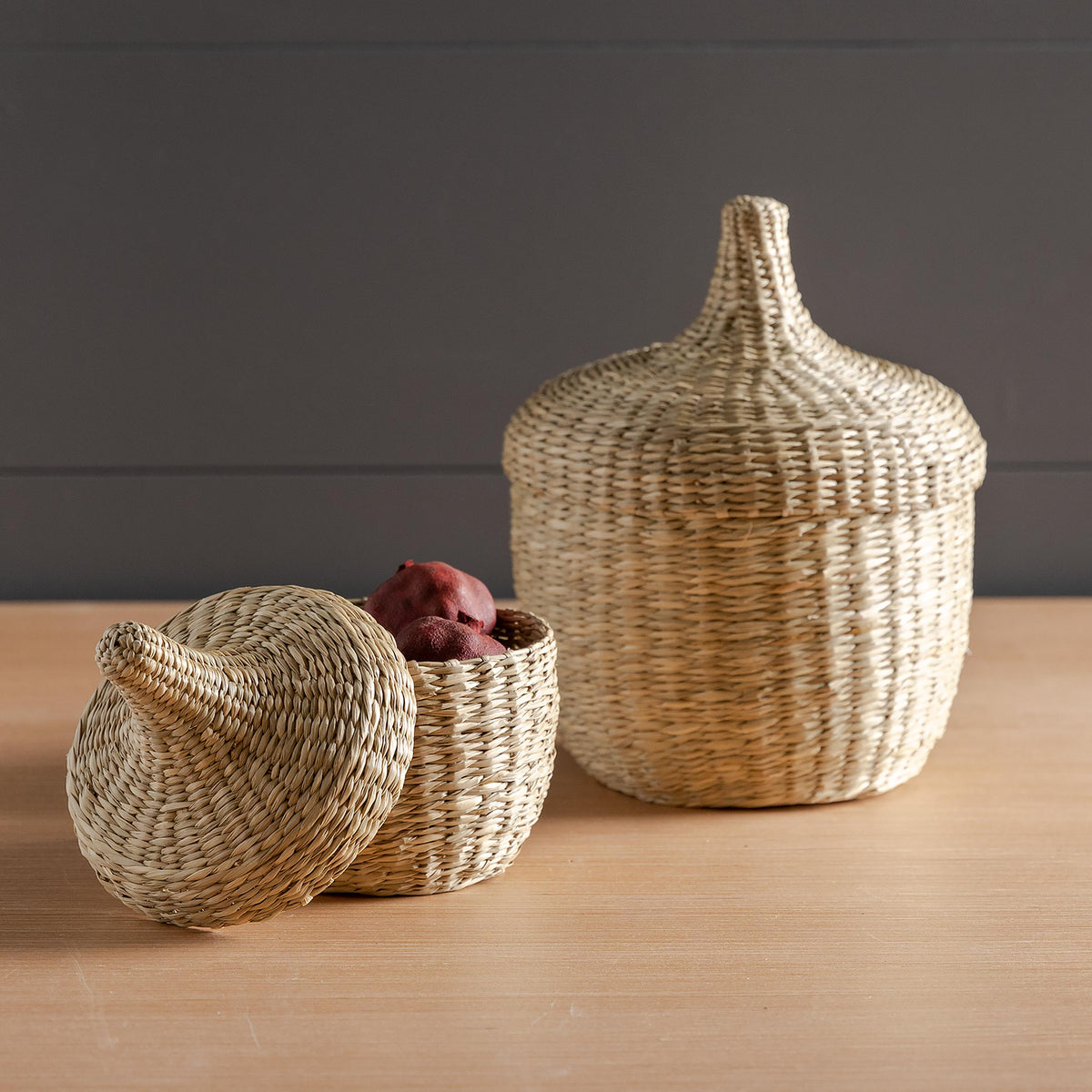 Nesting Acorn Baskets, Set of 2 – Plow & Hearth