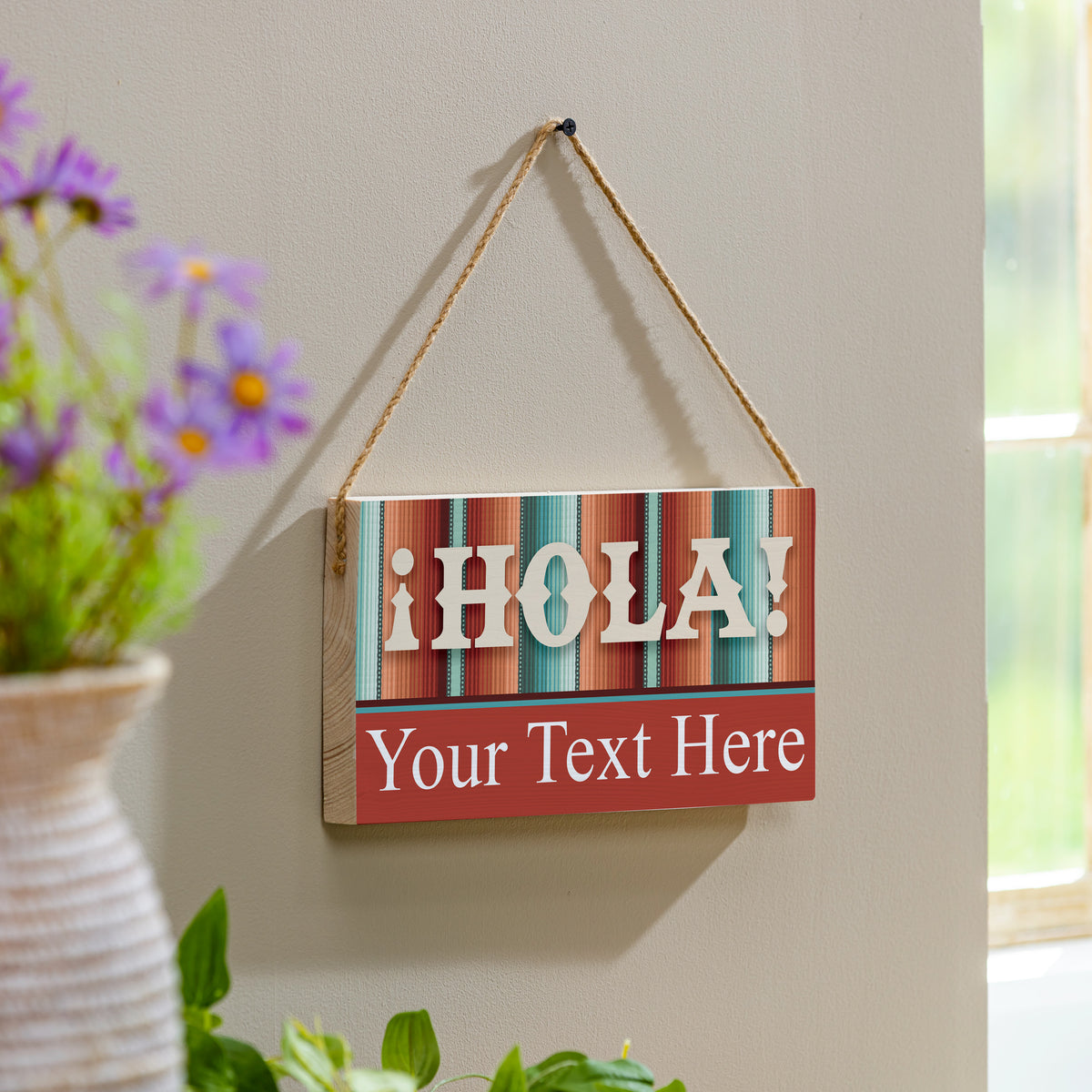 Southwest/Texas Everyday Hanging Signs w/rope Landscape (11“x6”) – Plow ...