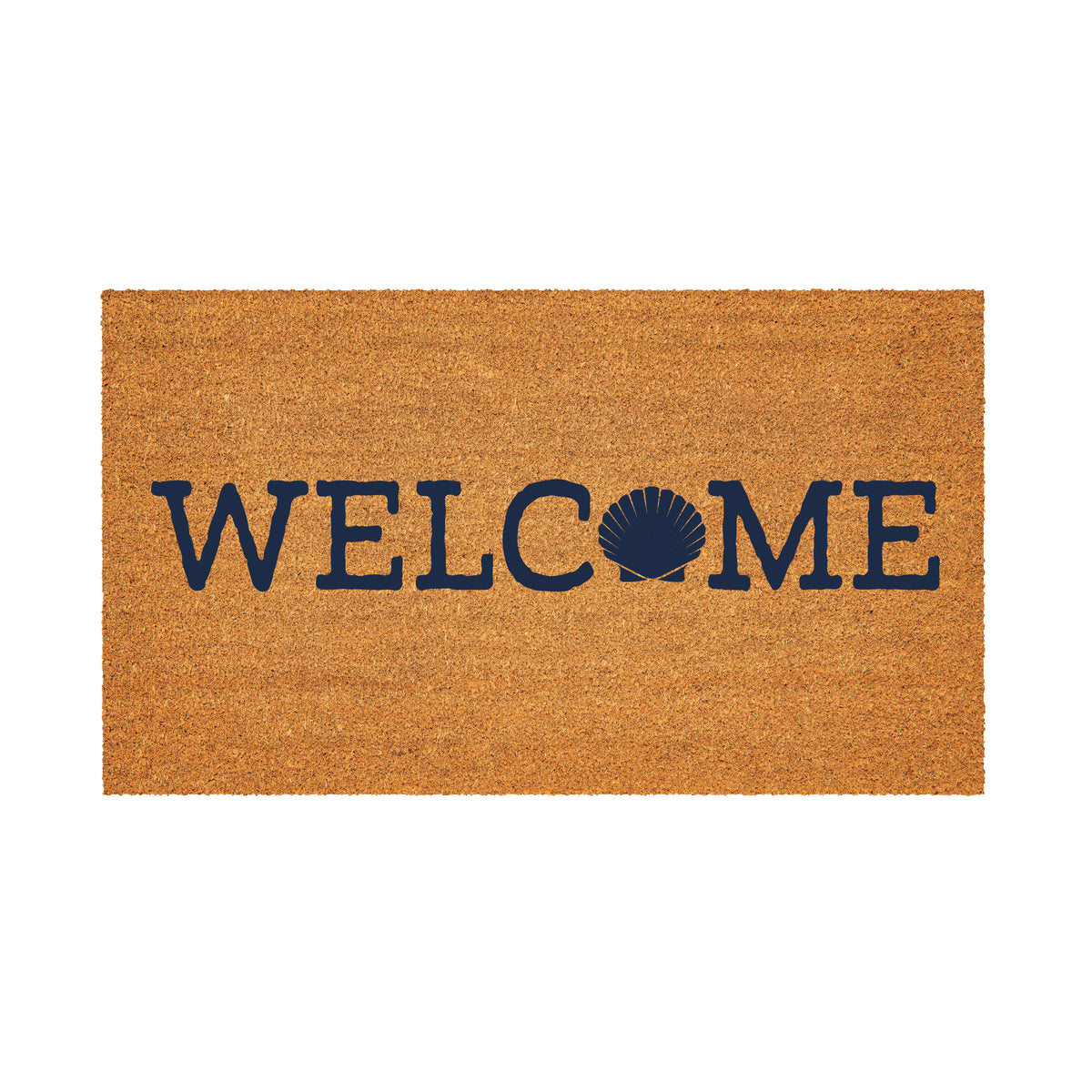 Coastal Coir Mat Welcome Shell 28x16" – Plow & Hearth