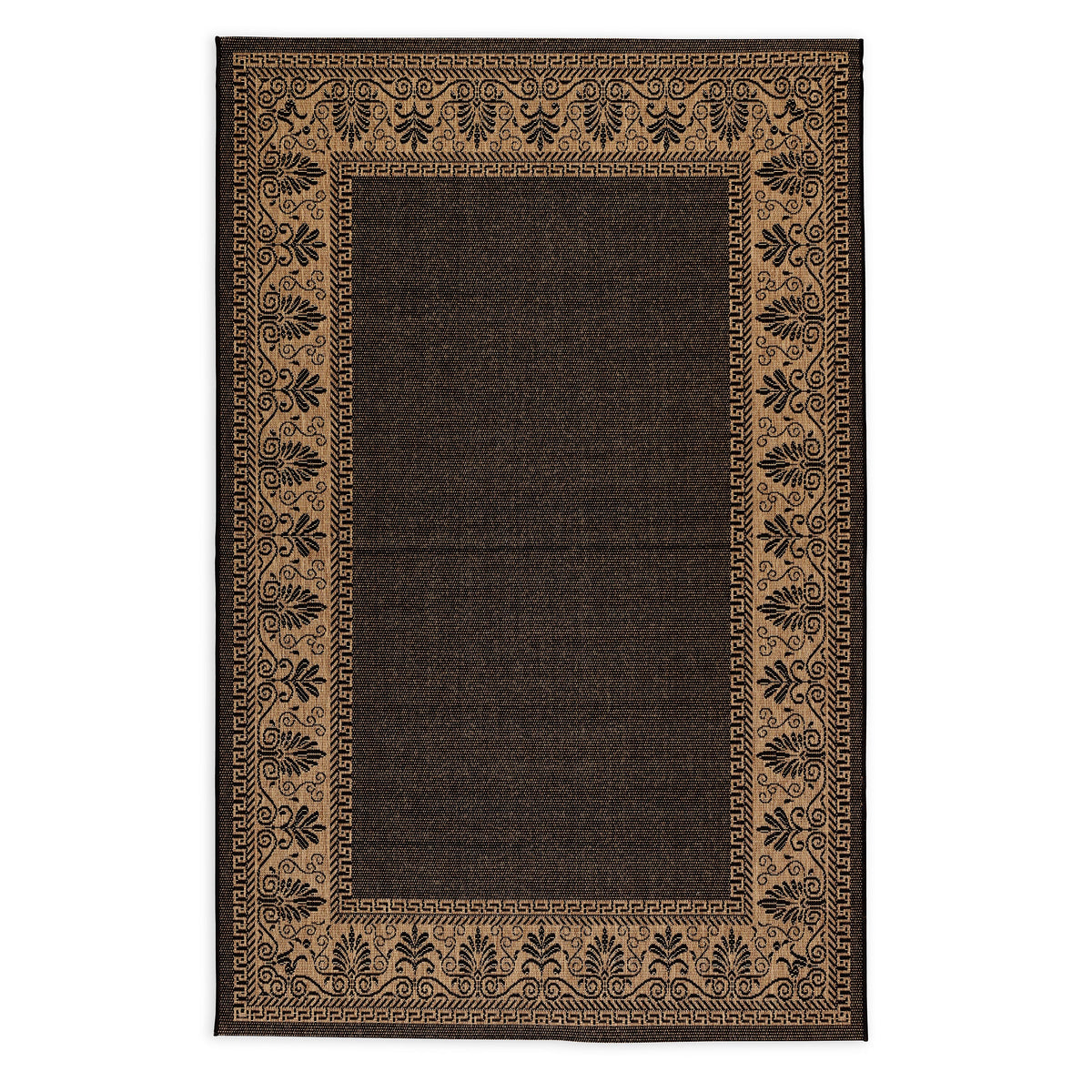 Veranda Border Indoor/Outdoor Rug, 2' x 3'7" | Plow & Hearth