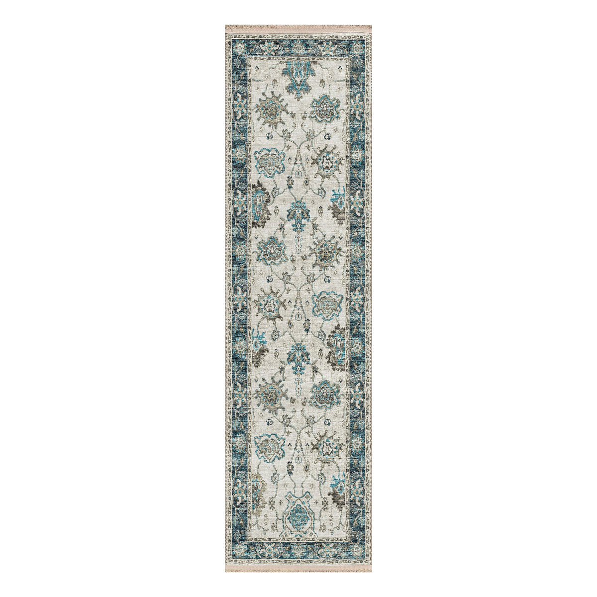 Marietta Border Rug, 2'3" x 10' Runner – Plow & Hearth