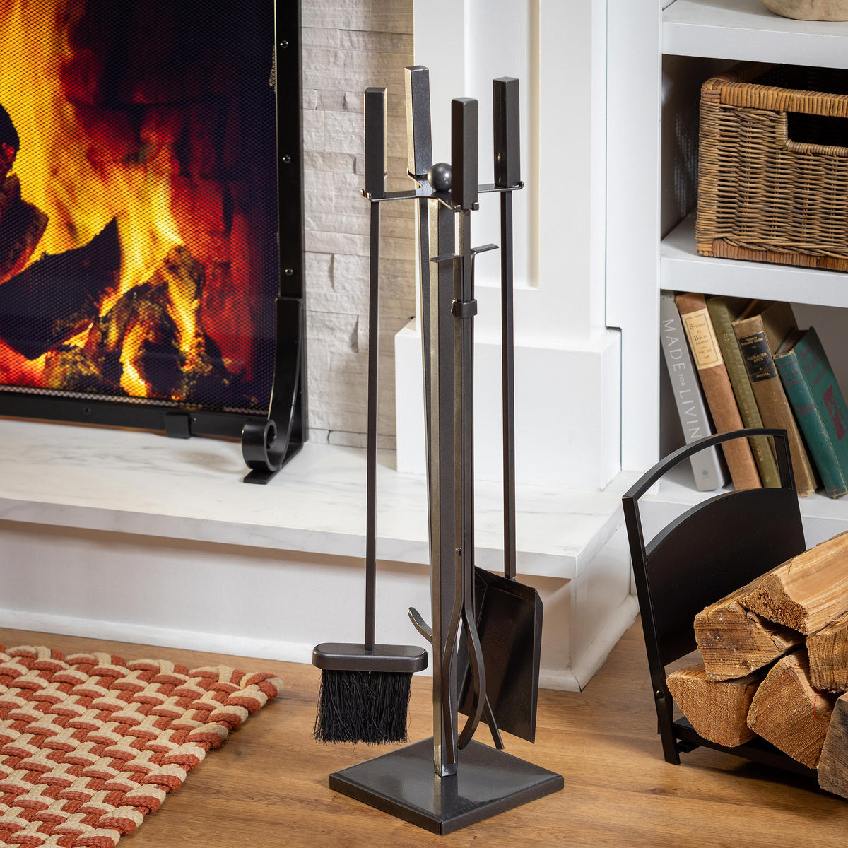 Atticus 5 Piece Fireplace Toolset – Plow & Hearth