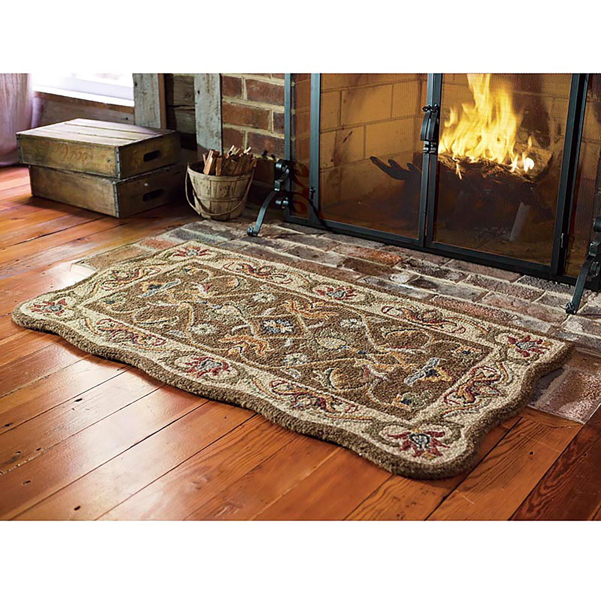 Fire Resistant Wool Hearth Rug | Wool Rugs | Plow & Hearth