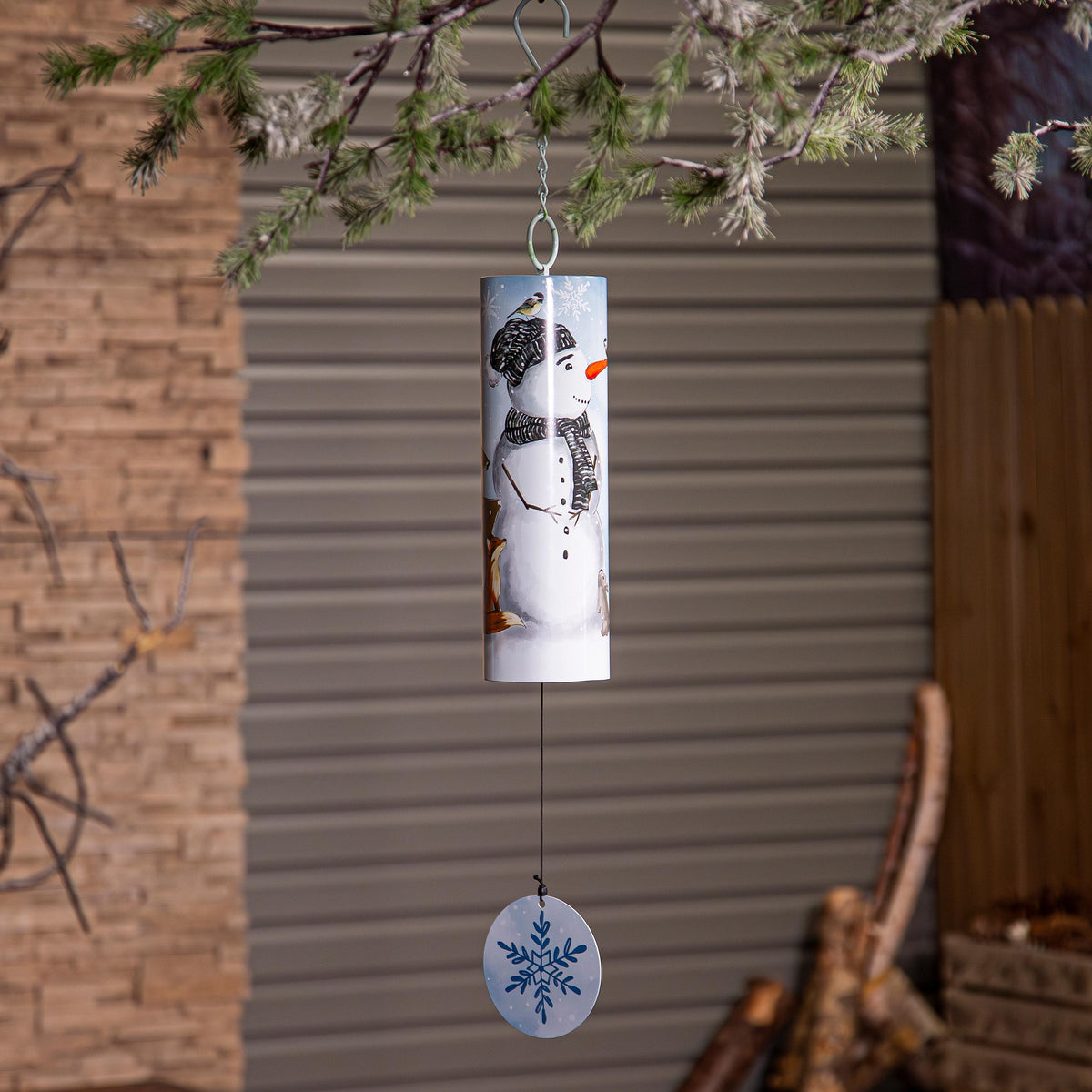 Let it Snow Cylinder Chime, 36" – Plow & Hearth