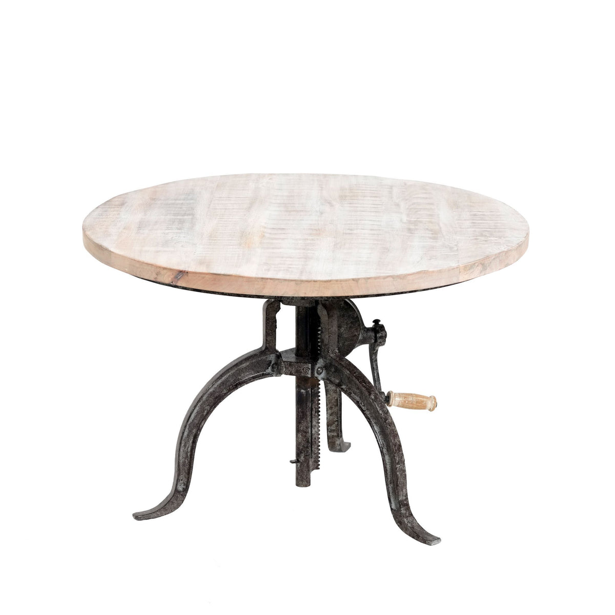 Riley Adjustable Height Rustic Coffee Table, Natural Driftwood – Plow ...