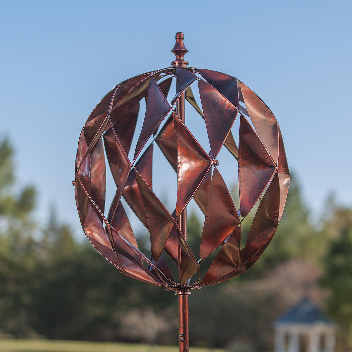 Harlequin Ball Wind Spinner – Plow & Hearth