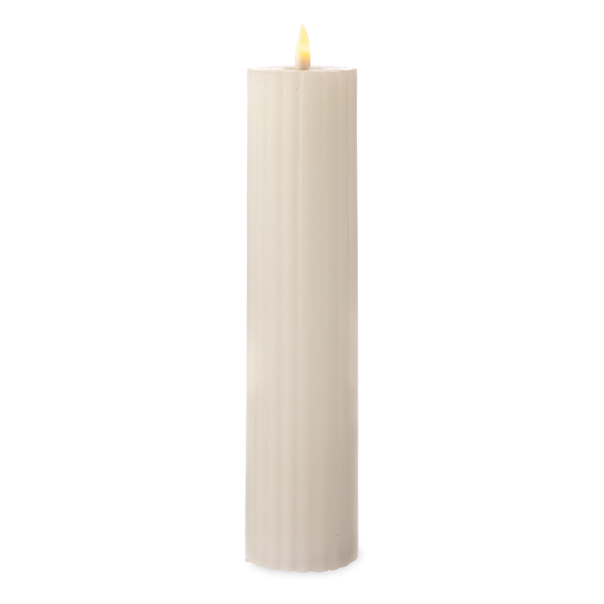 Tall LED Carved Candle – Plow & Hearth