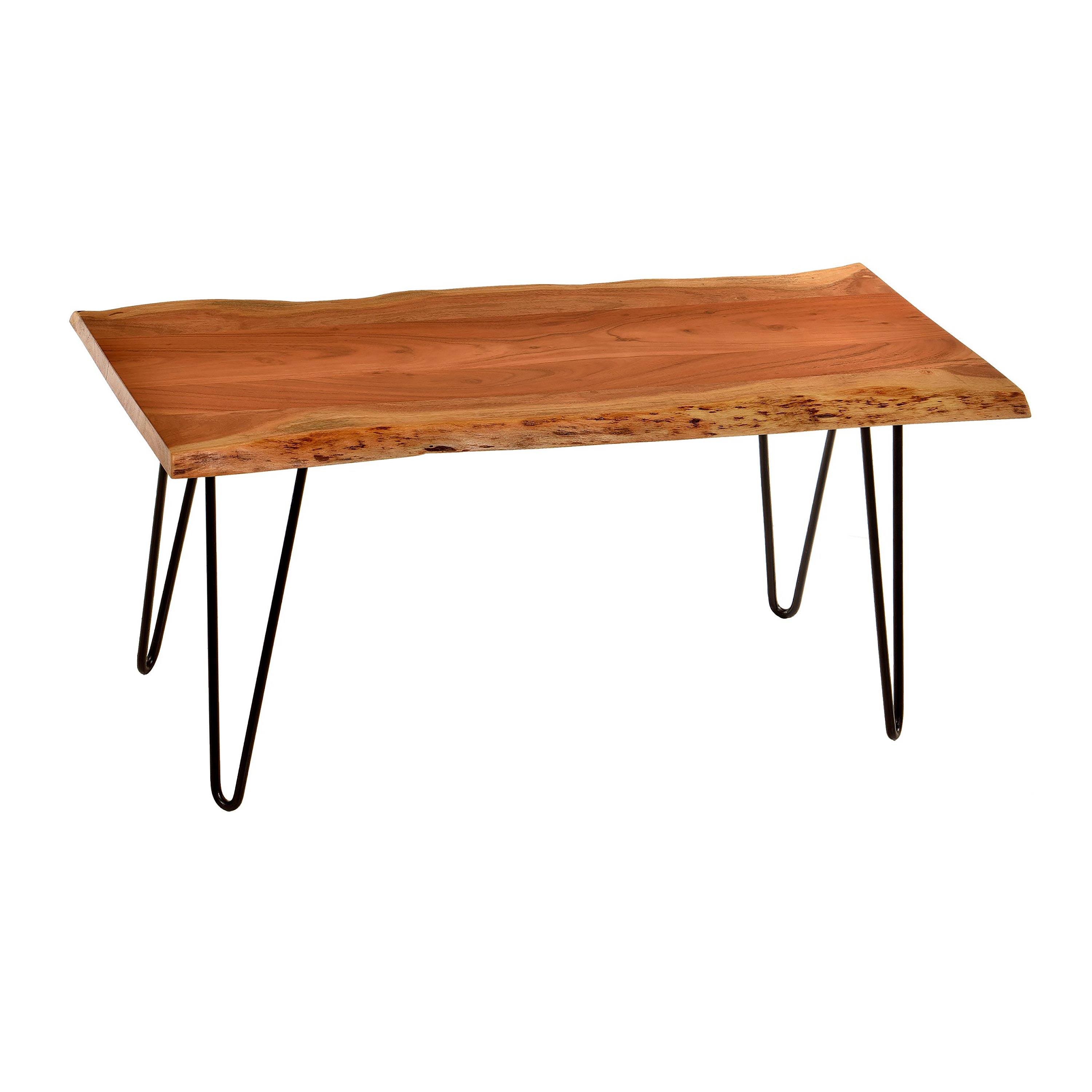 Live edge bench hairpin legs store