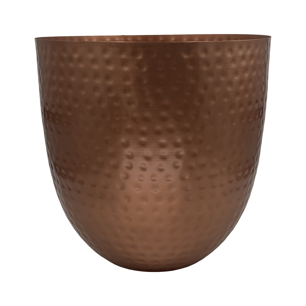 Fireplace Log Bucket, Round Hammered Design, Copper Finish – Plow & Hearth