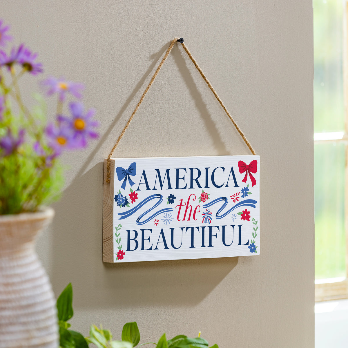 Americana Mantle Signs (18"x5" ) – Plow & Hearth