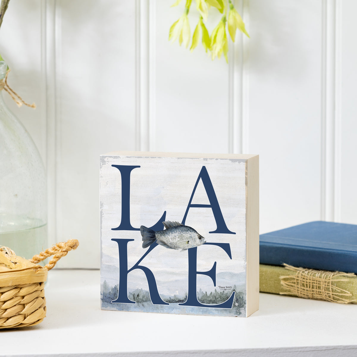 Lake Living Wooden Plock Lake Fish 6x6" – Plow & Hearth