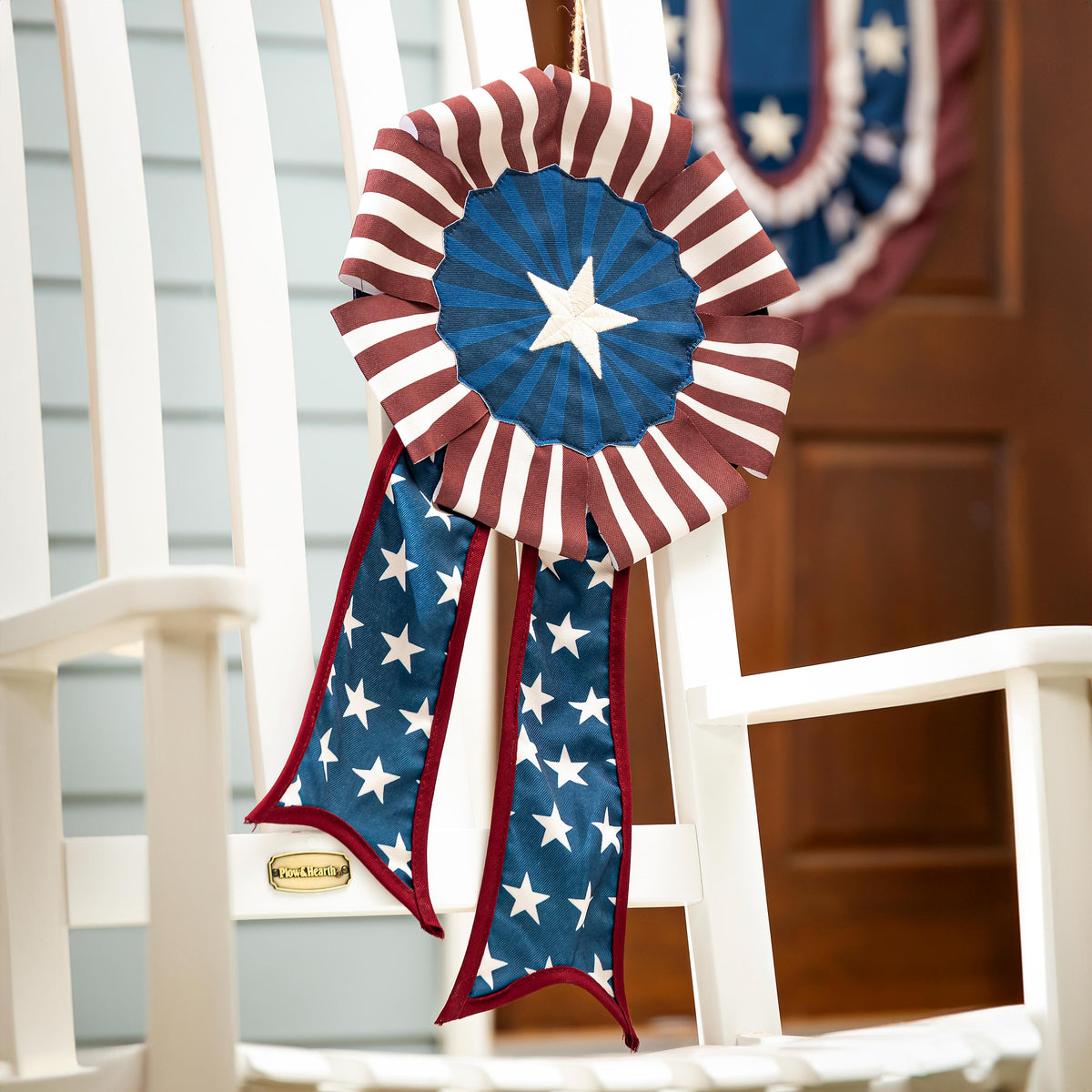 Patriodic Bow, Stars and Stripes 12"x24" – Plow & Hearth