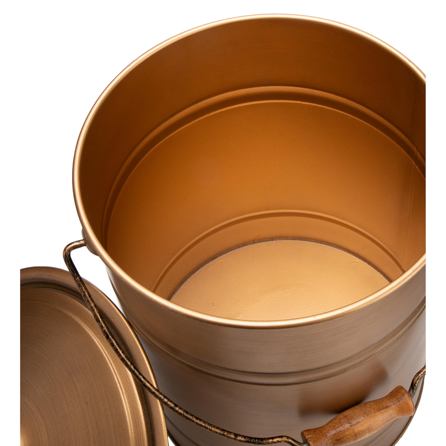 Deluxe Galvanized Steel Ash Bucket | Plow & Hearth