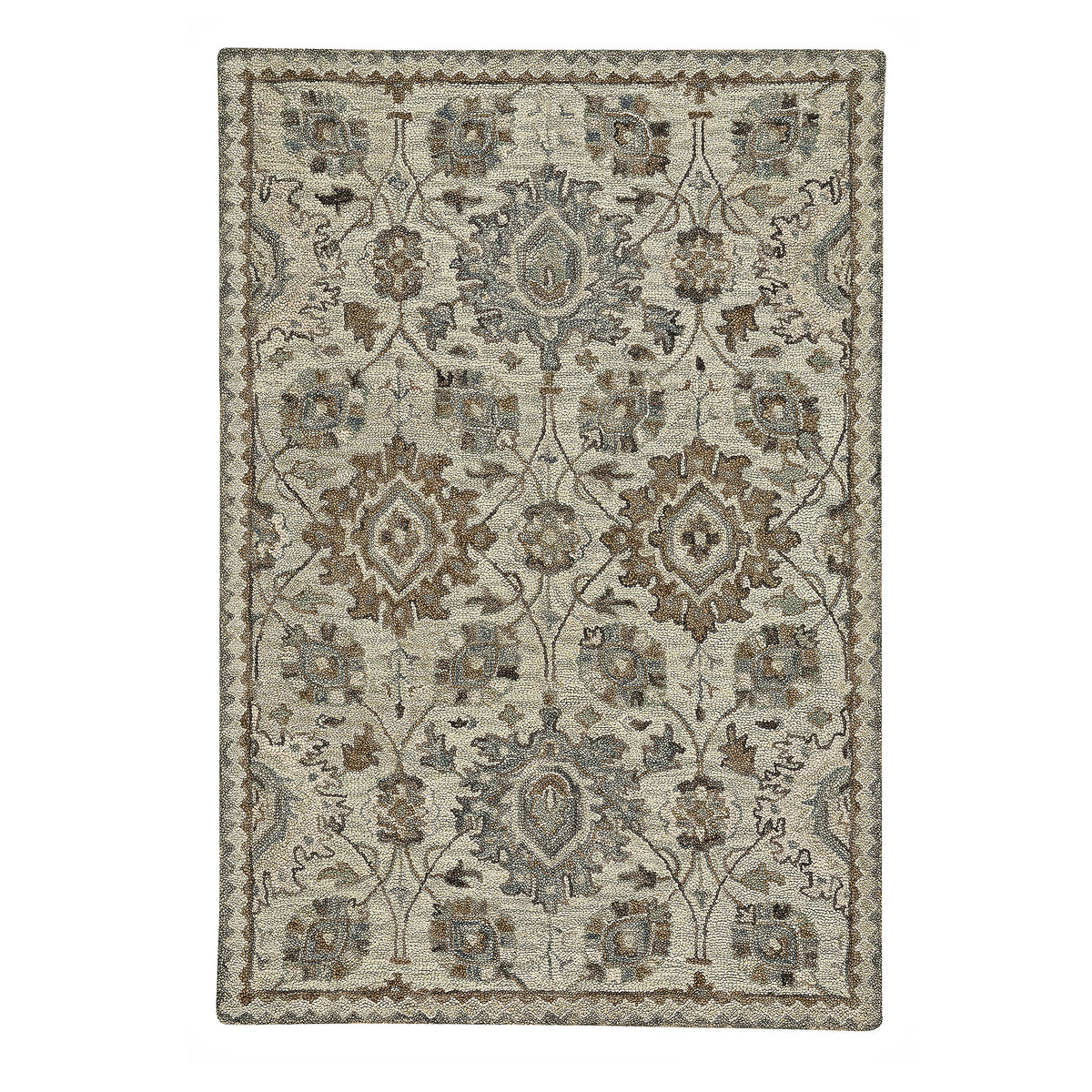 Parkside Wool Medallion Rug, 8' x 10' – Plow & Hearth