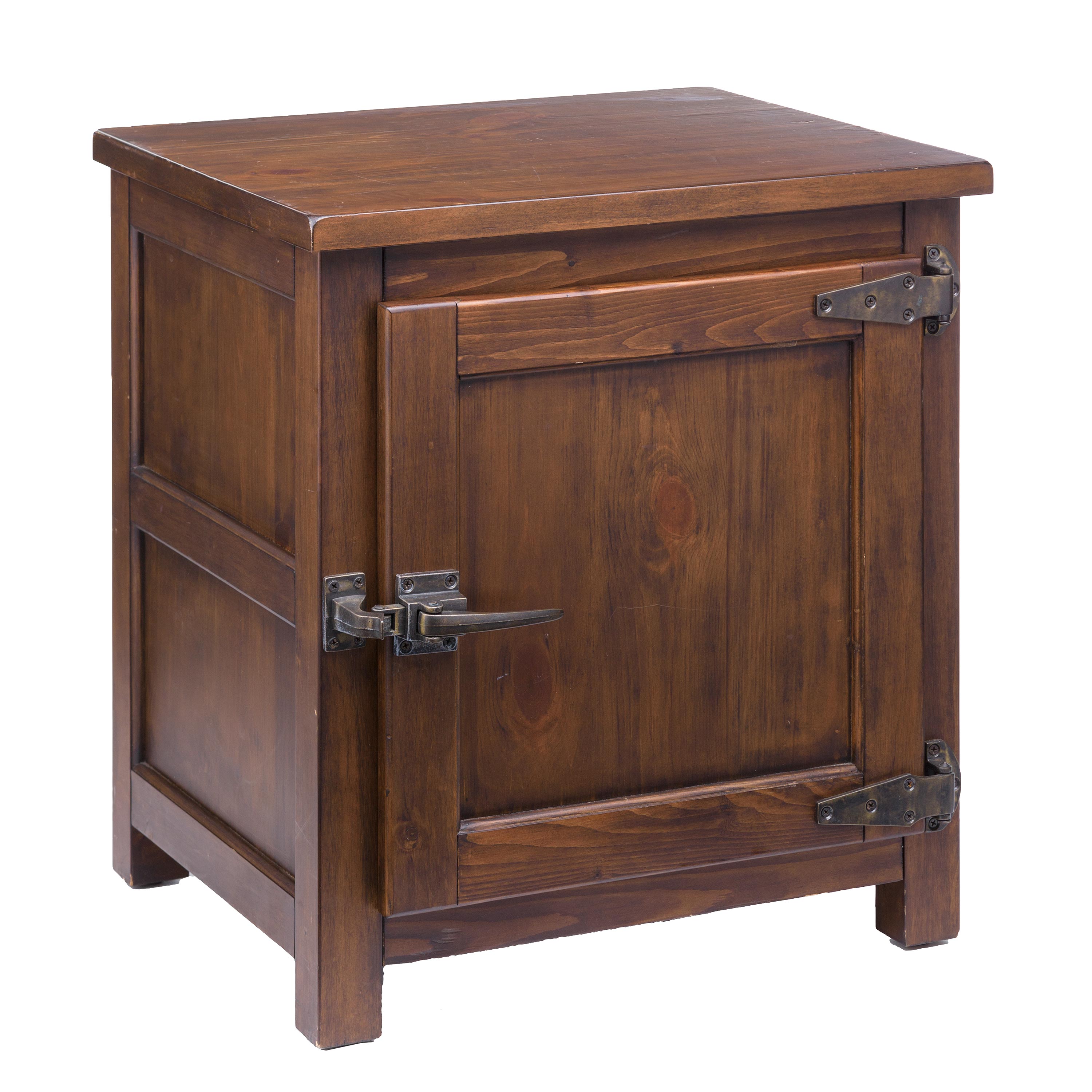 Wood storage side table store