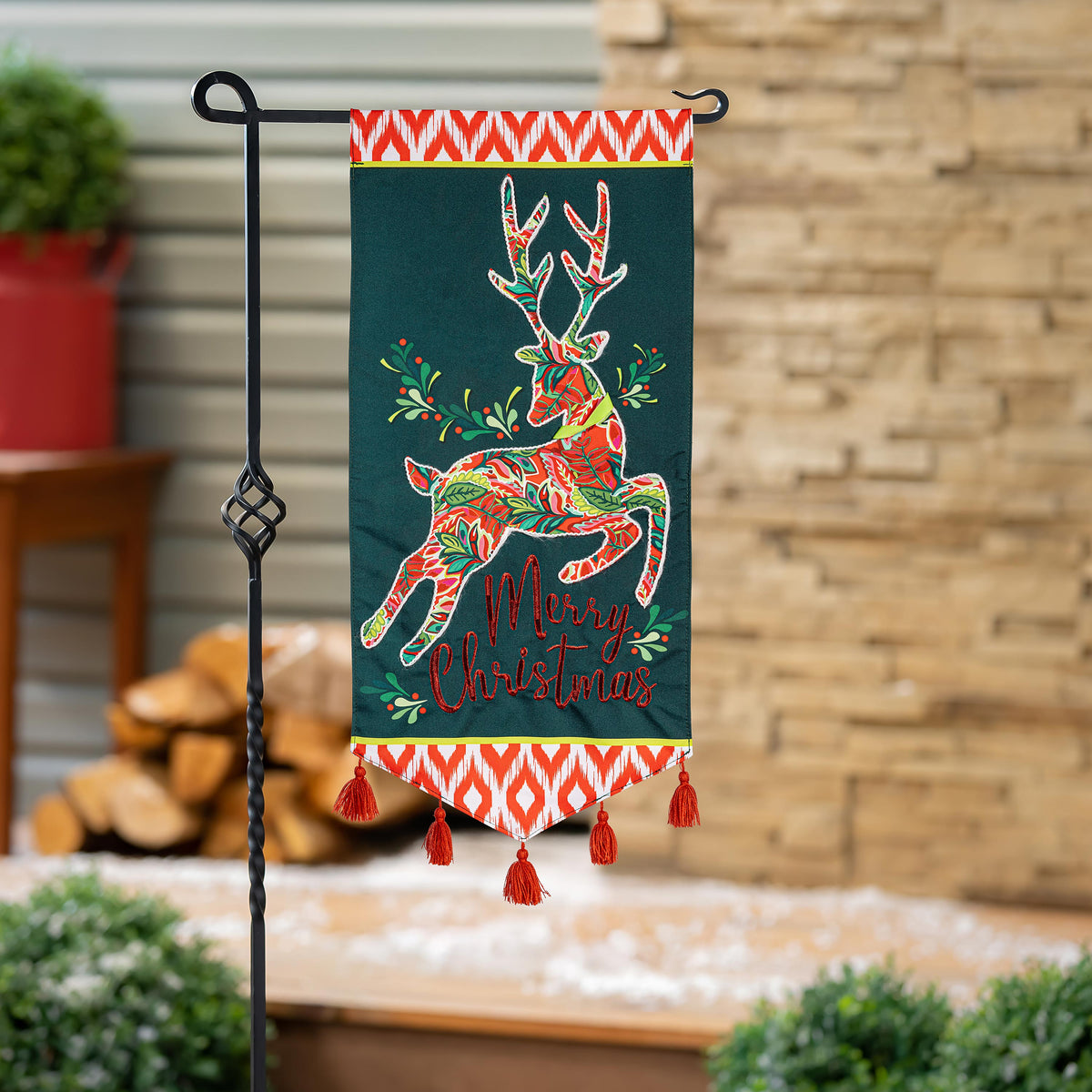 Patterned Reindeer Everlasting Impressions – Plow & Hearth