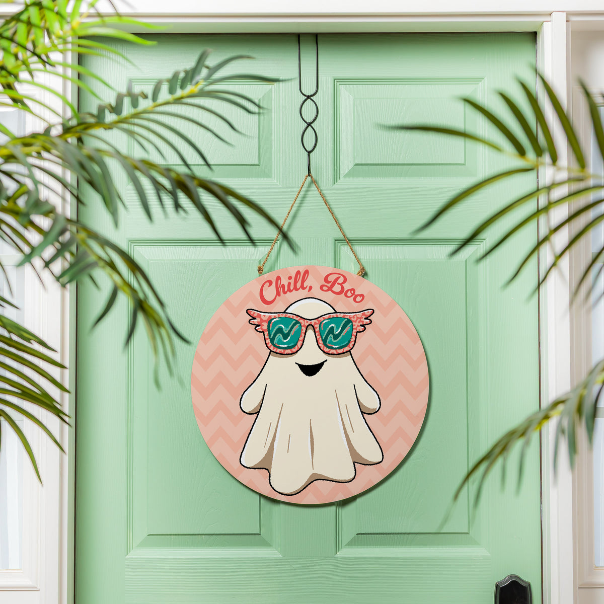 Summerween Chill Boo, 18" Door Décor – Plow & Hearth