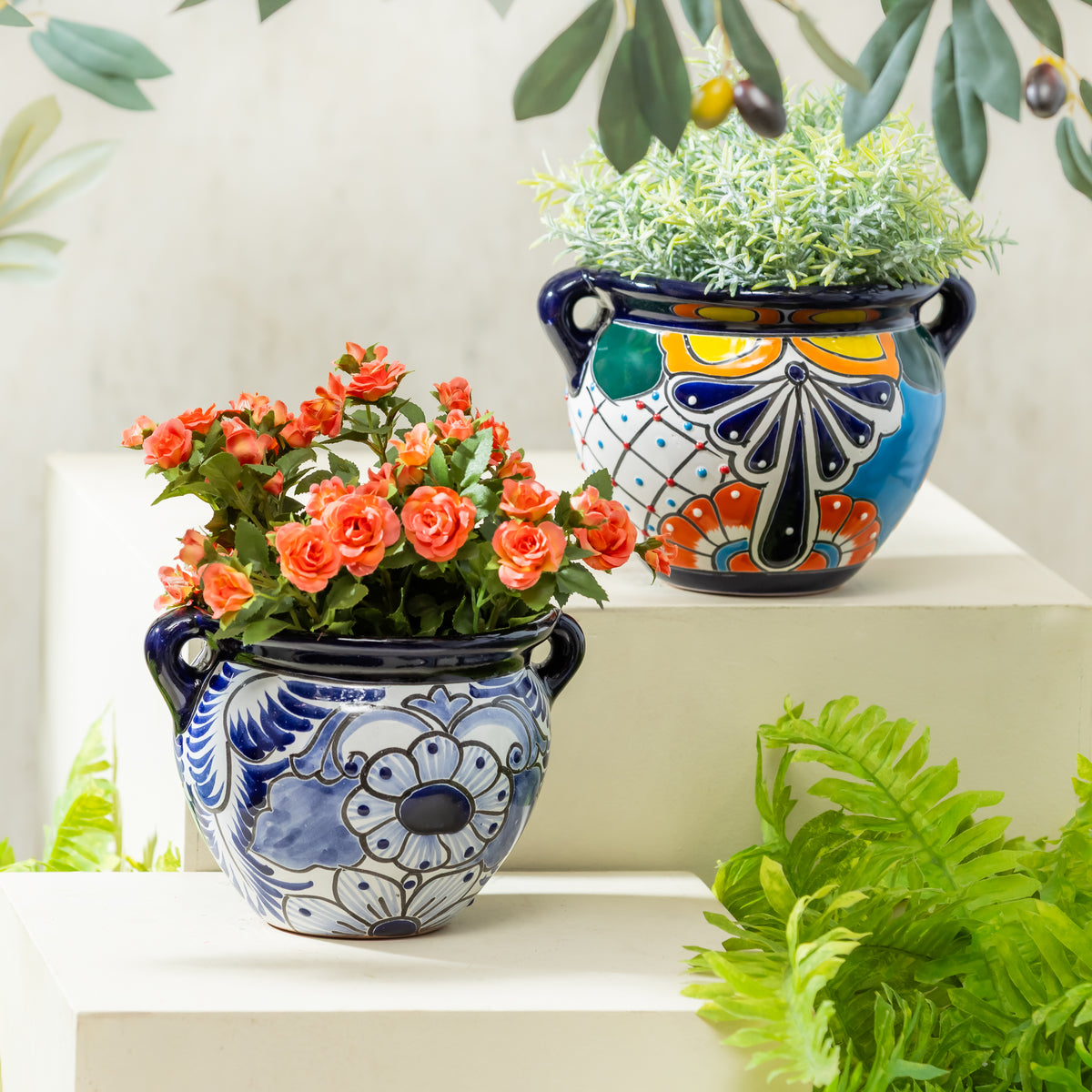Set of 2 Talavera Mini Jugs – Plow & Hearth