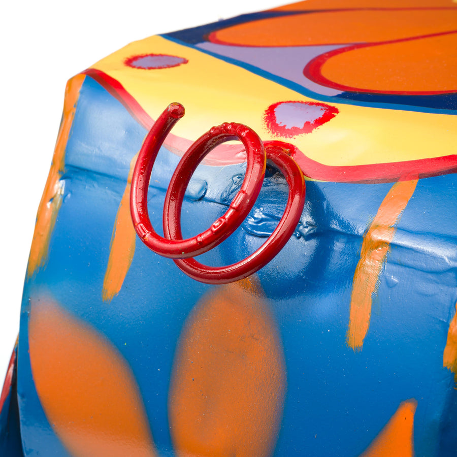 Colorful Folk Art Pig Side Table – Plow & Hearth