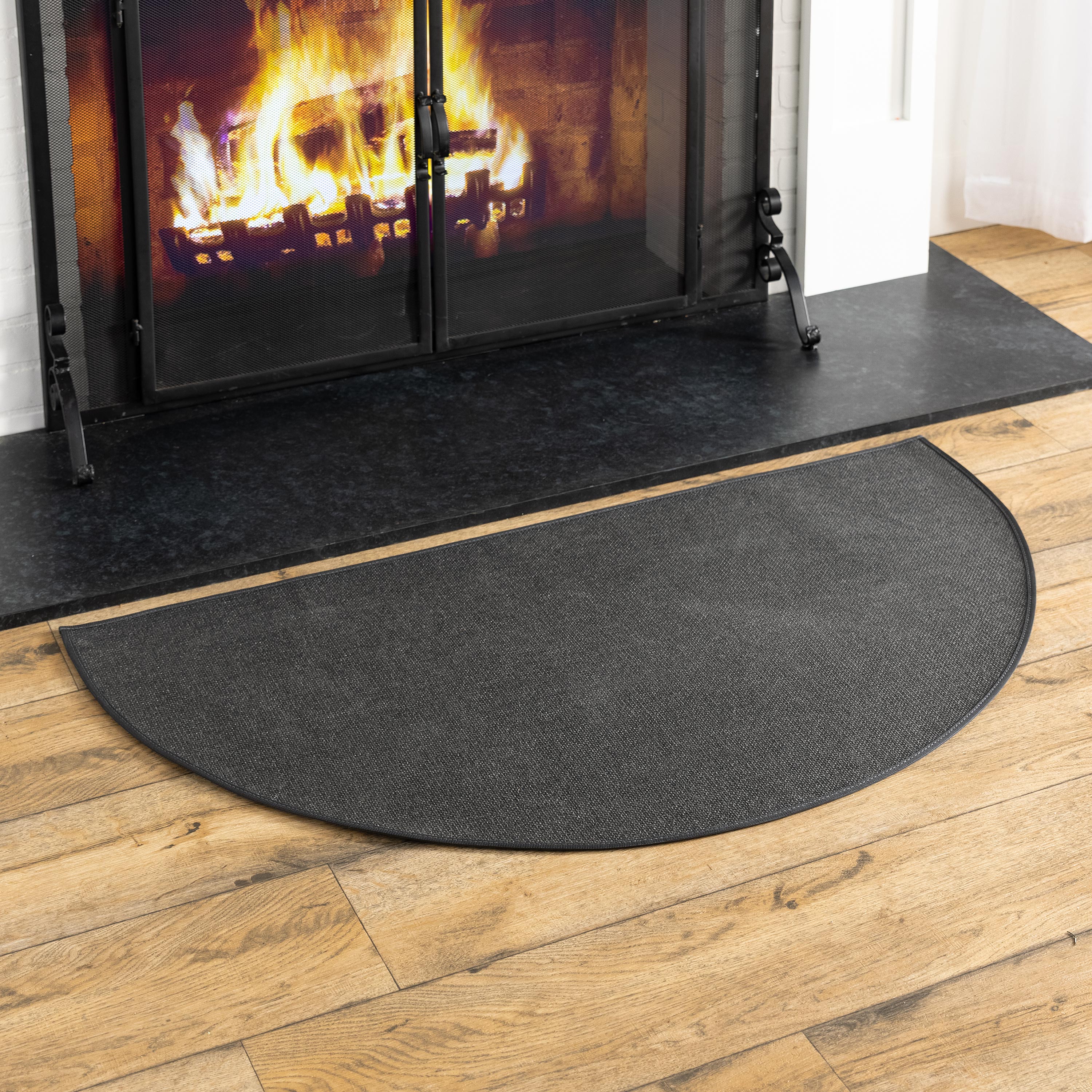 Fiberglass Half Round Hearth Rug Rugs Plow Hearth