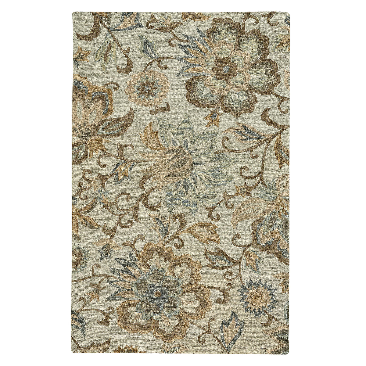 Parkside Wool Floral Rug, 8' x 10' – Plow & Hearth