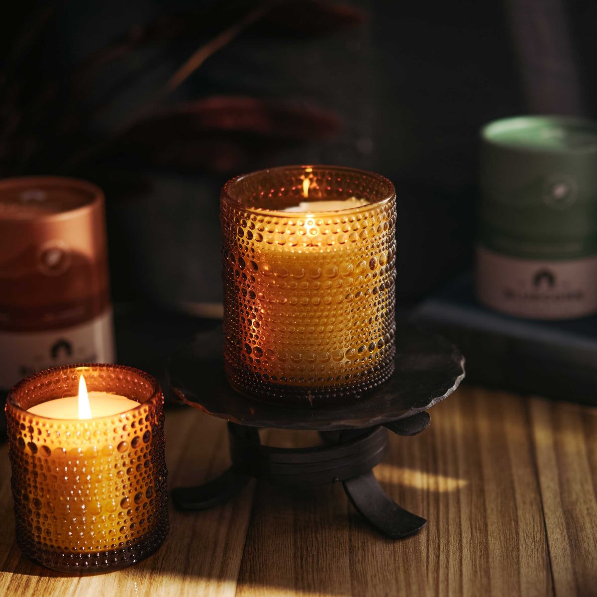 Winter Scented Candle Pair: Pine & Spice Aromática – Plow & Hearth