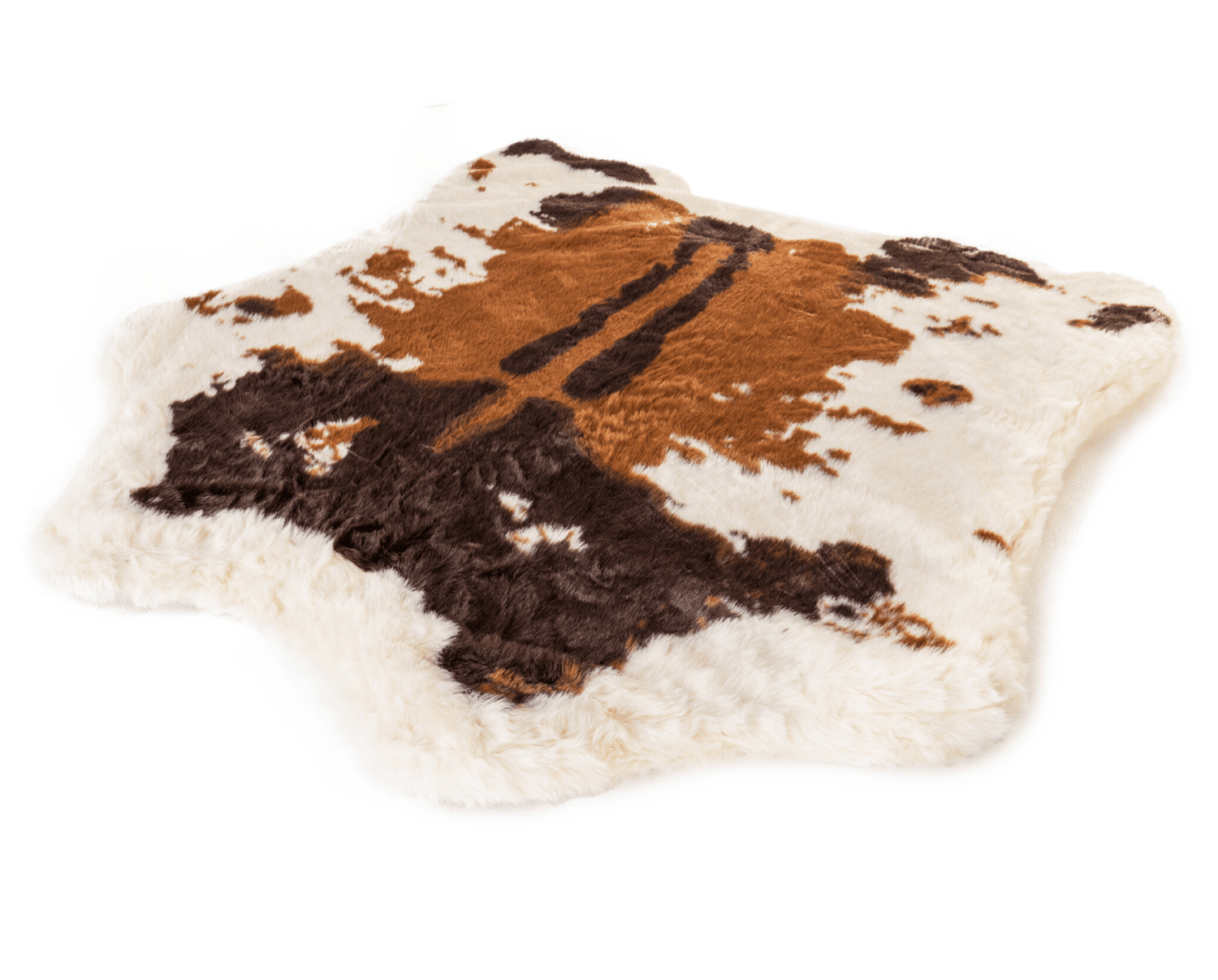 PupRug® Animal Print Memory Foam Dog Bed - Brown Faux Cowhide – Plow ...