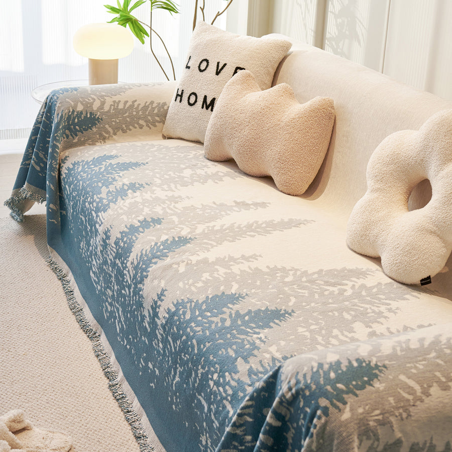 Chenille Grove Sofa Cover Blanket Furniture Protector, Couch Protector ...