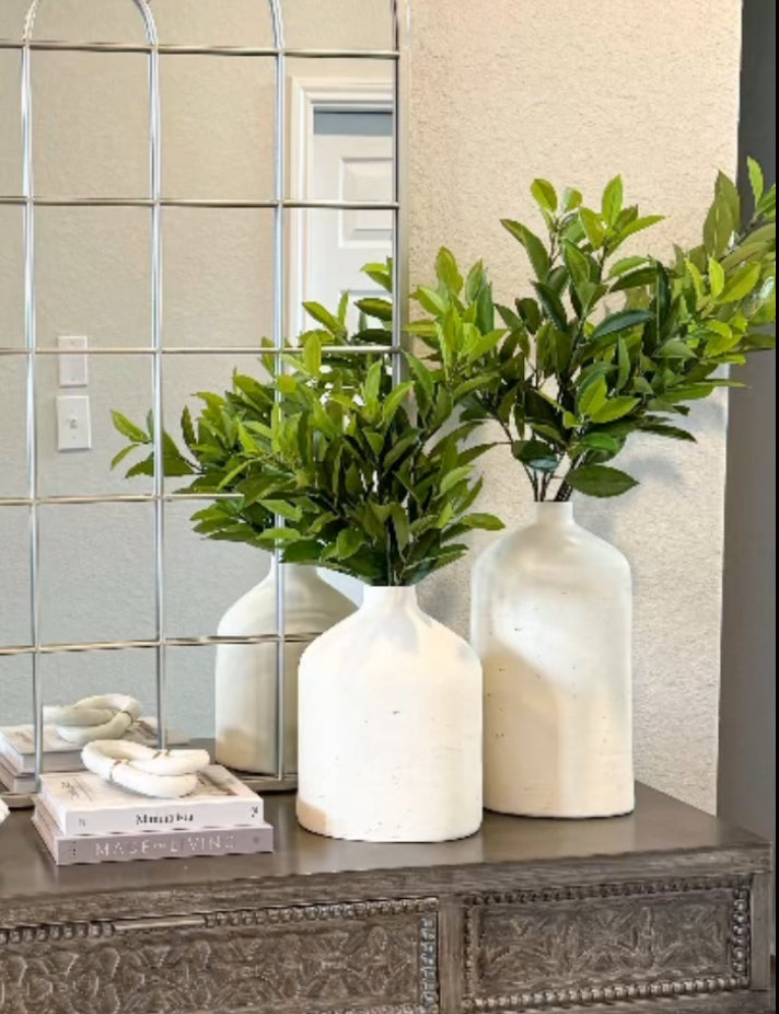 Artificial Bay Leaf Stems - Bundle of 4 – Plow & Hearth