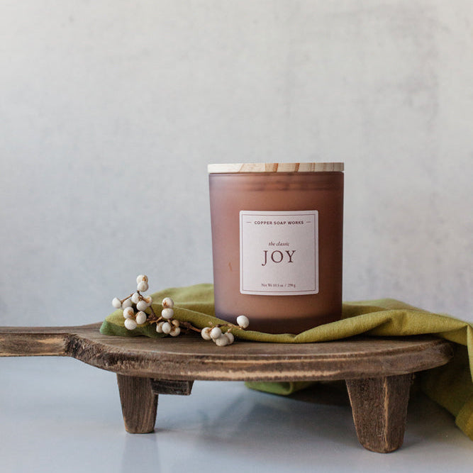 Joy - The Classic Soy Wax Candle – Plow & Hearth