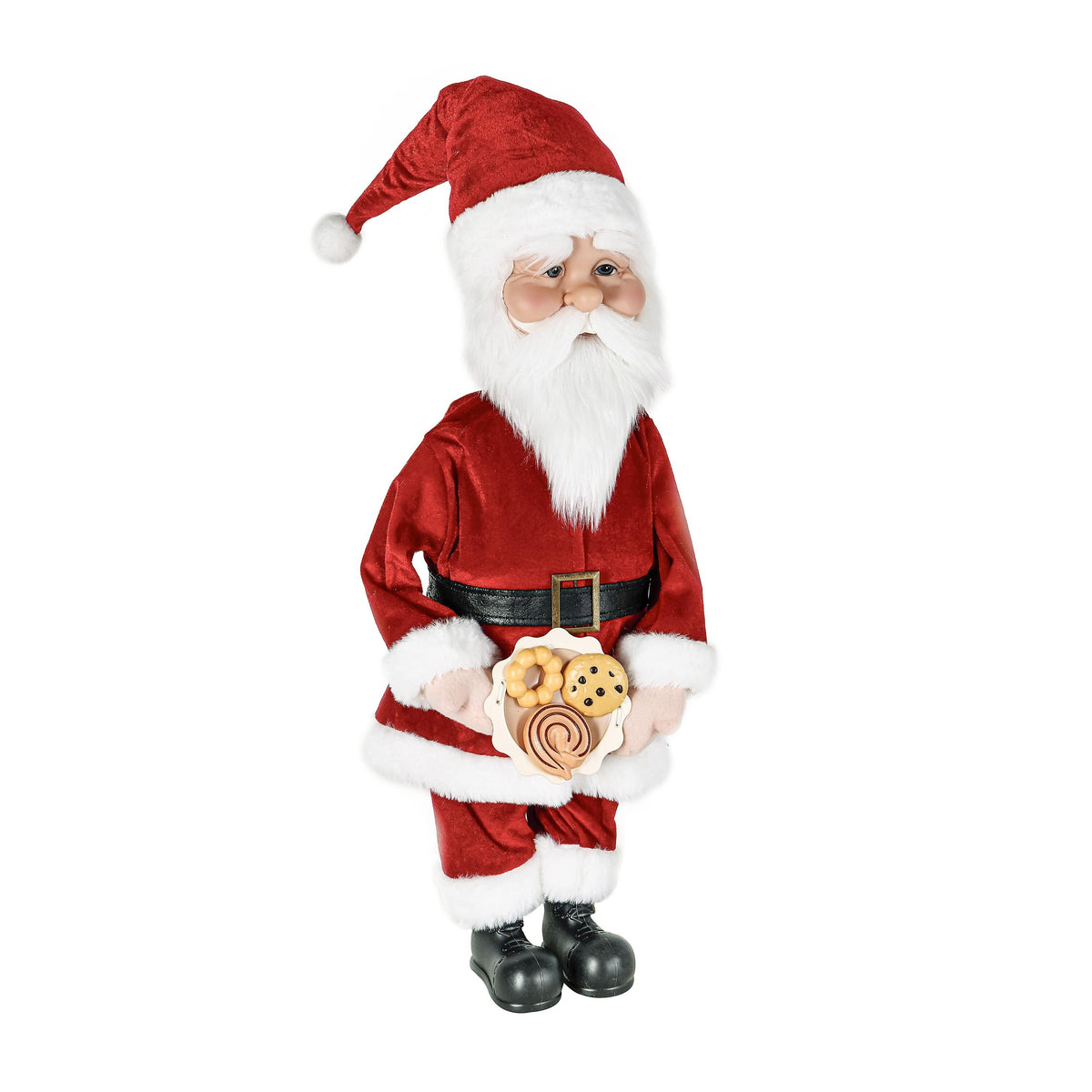 Santa Claus with Cookies Table Décor – Plow & Hearth