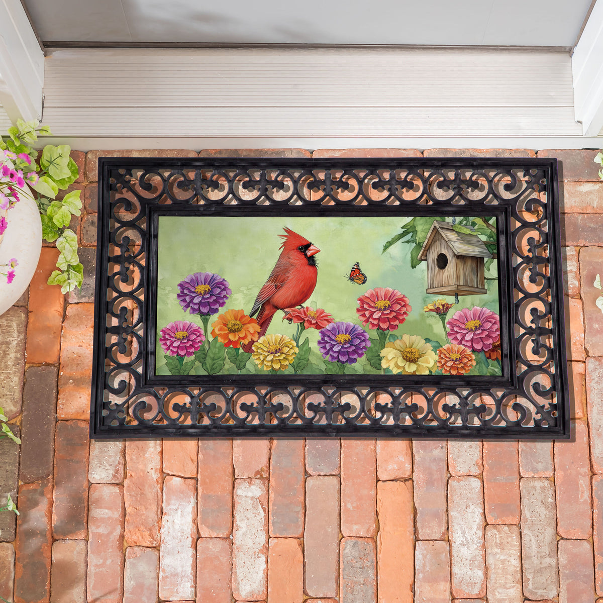 Spring Cardinal Time Sassafras Switch Mat – Plow & Hearth