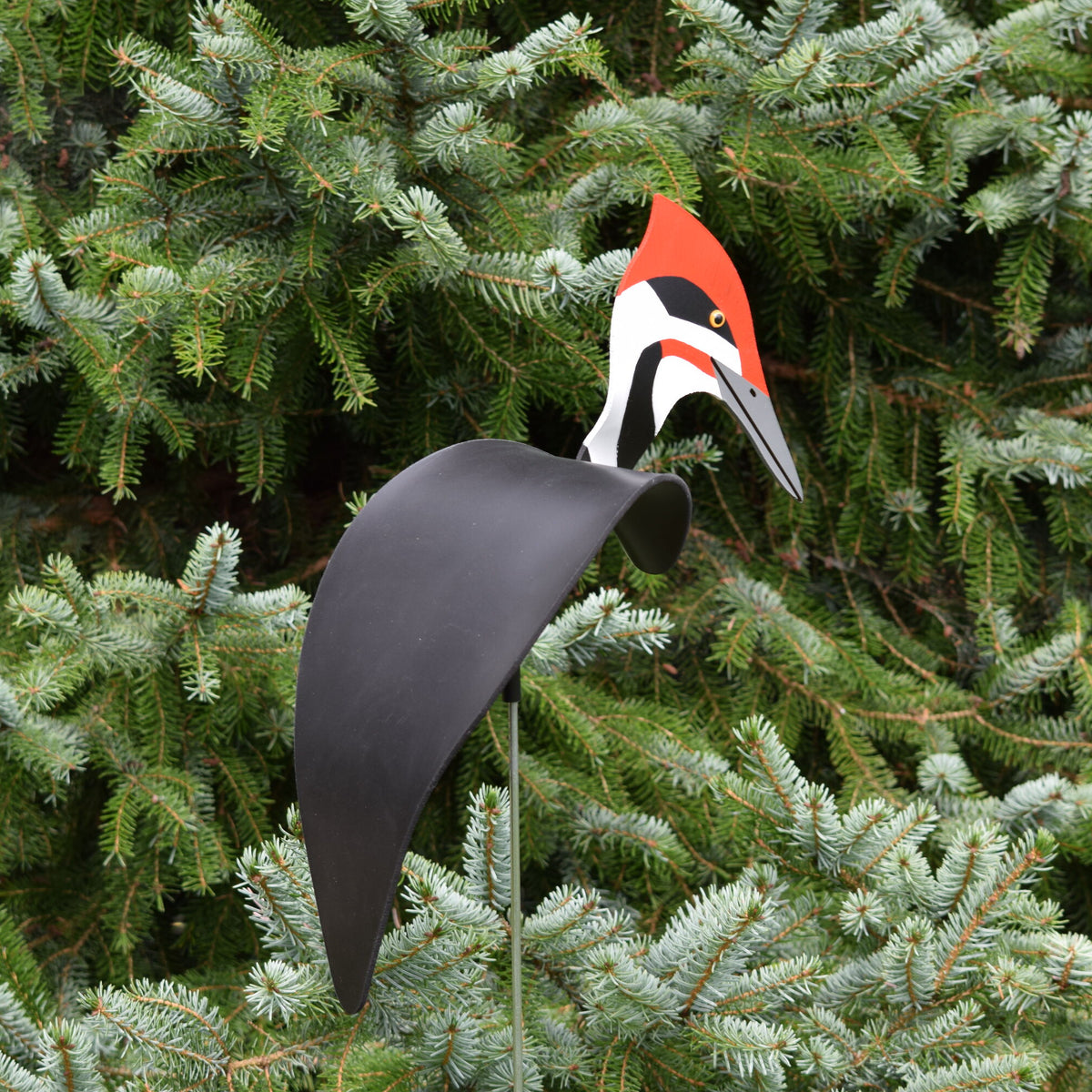 Pileated Woodpecker Dancing Bird Garden Stake – Plow & Hearth