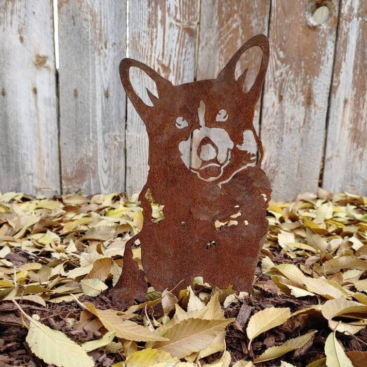 Corgi Garden Stake – Plow & Hearth