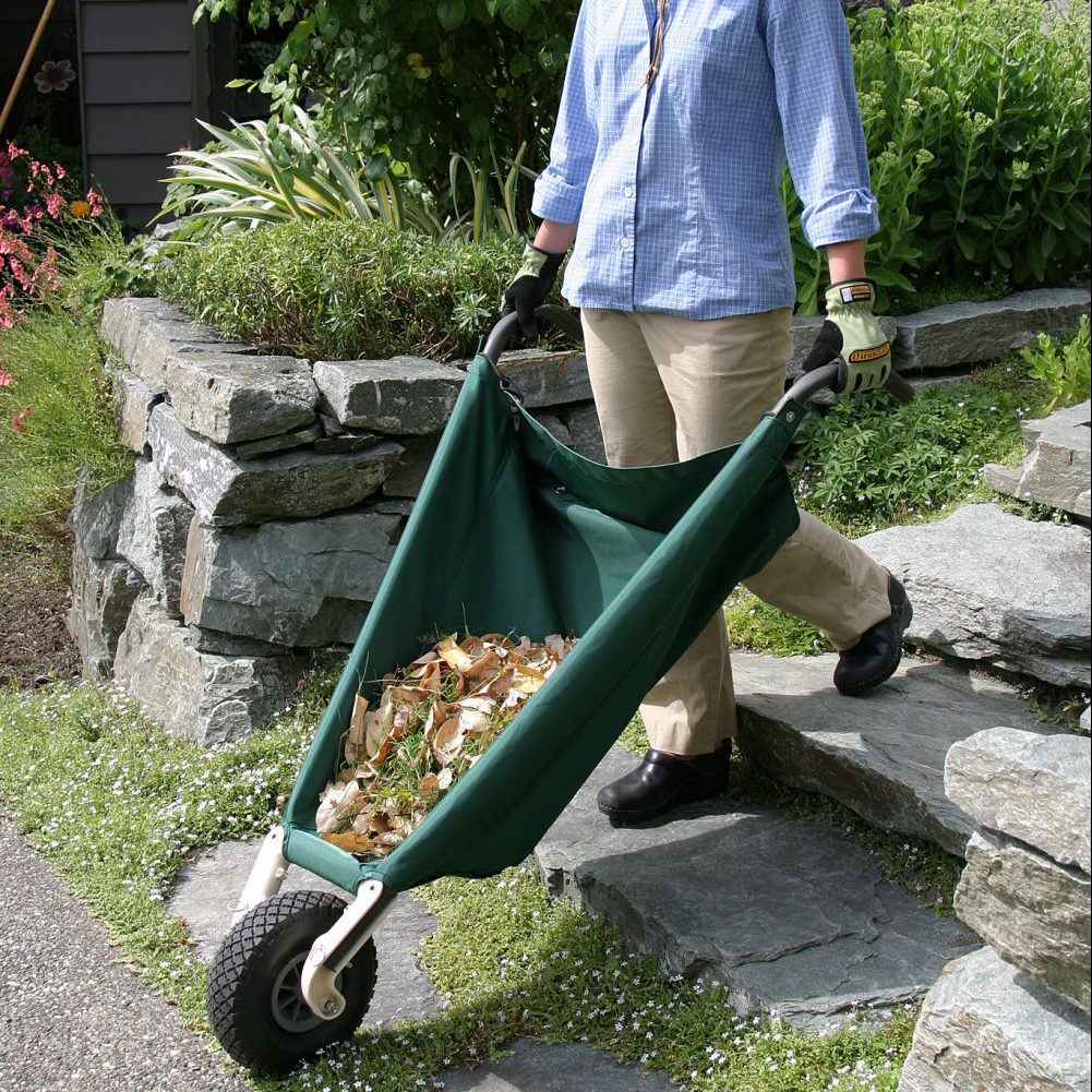 WheelEasy Foldable Garden Cart (Wheelbarrow) – Plow & Hearth